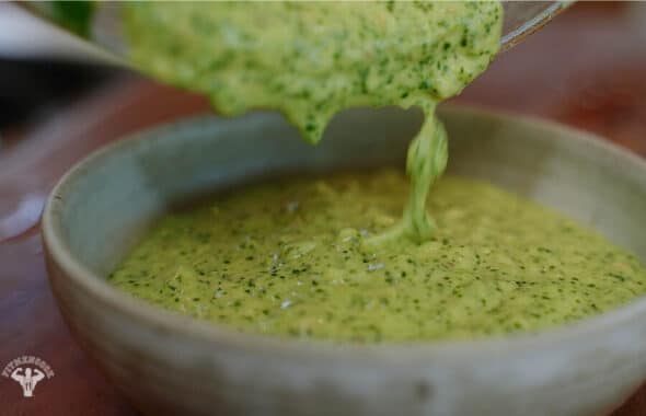 Lighter Peruvian Green Salsa (Aji Verde) - Fit Men Cook