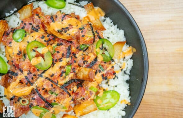 Poke Bowl Low Carb - Fit Men Cook