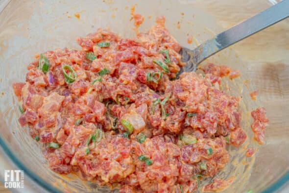 Poke Bowl Low Carb - Fit Men Cook