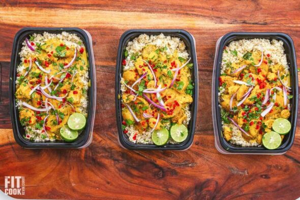 Caribbean-Inspired Chicken & Plantain Curry Meal Prep - Fit Men Cook