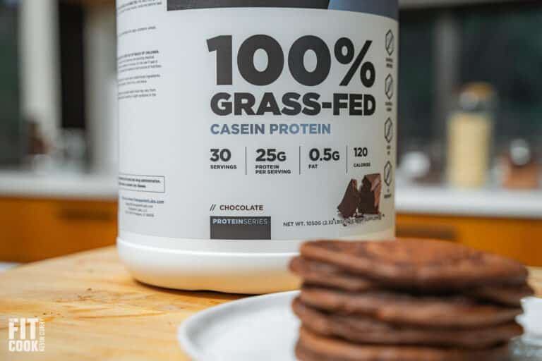 Chocolate Protein Pancakes Recipe using Casein - Fit Men Cook
