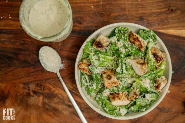 Greek Yogurt Caesar Salad Dressing - Fit Men Cook