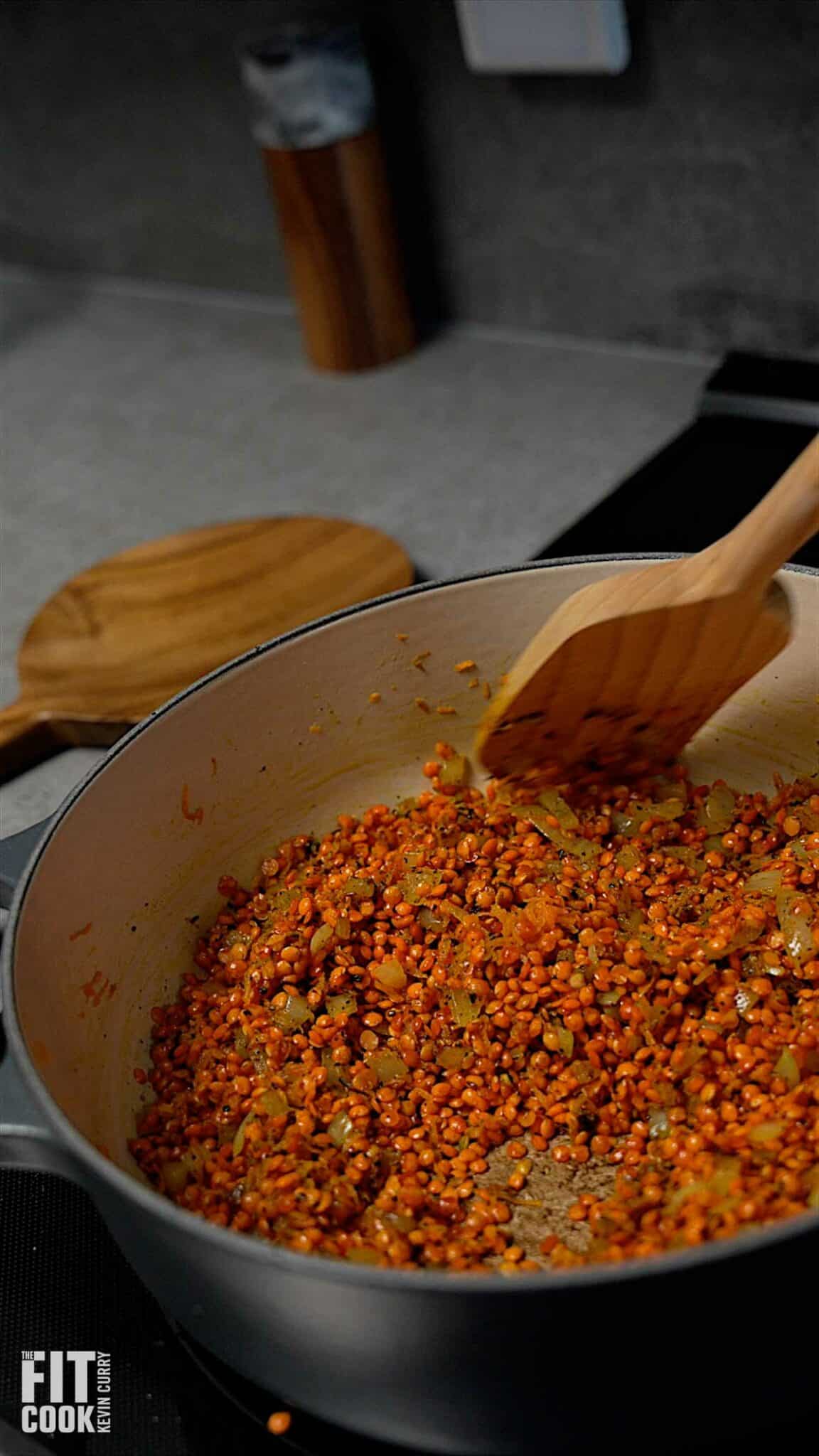 Red Lentil Soup Recipe - Fit Men Cook