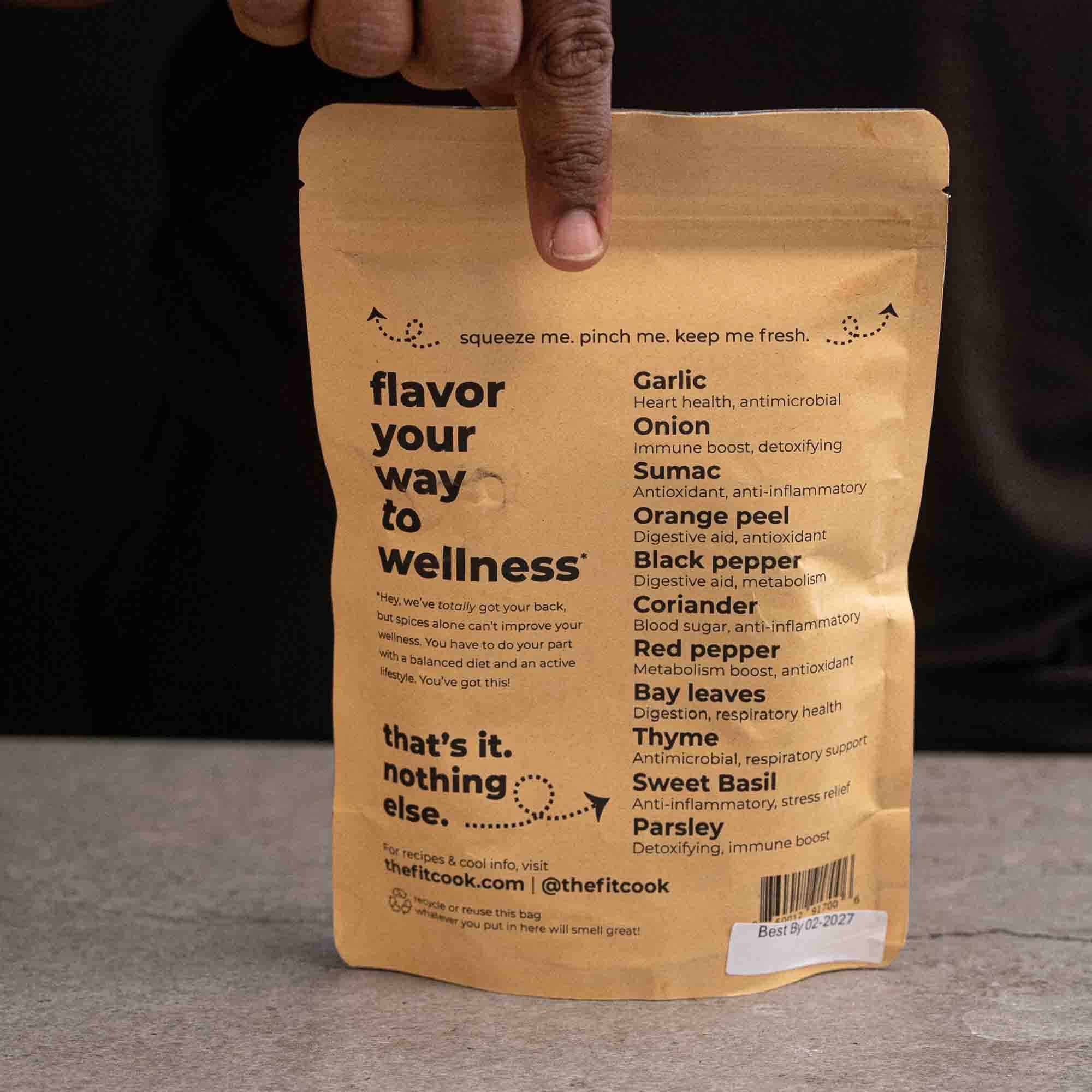 Land Herb & Garlic Blend – Savory Citrus Spice | Fit Men Cook