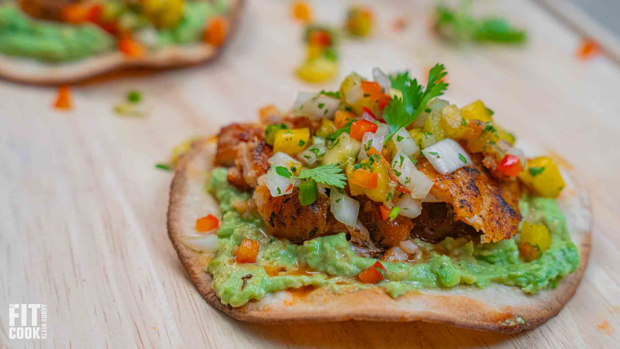 Easy Blackened Fish Tostadas Recipe - Fit Men Cook