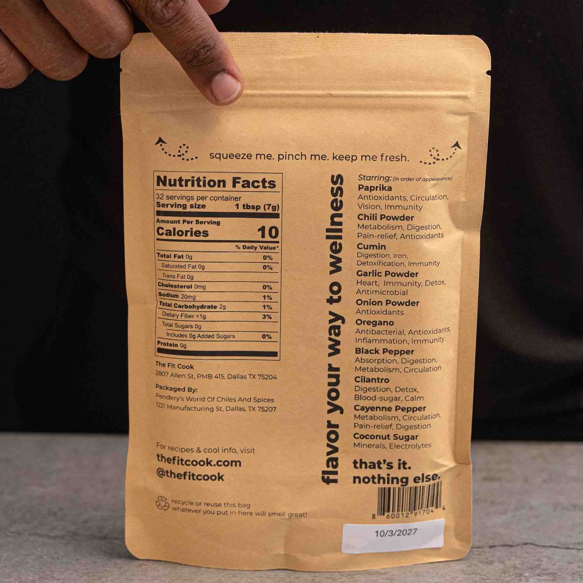 Taco Titan Seasoning – Bold Mexican Spice | Fit Men Cook