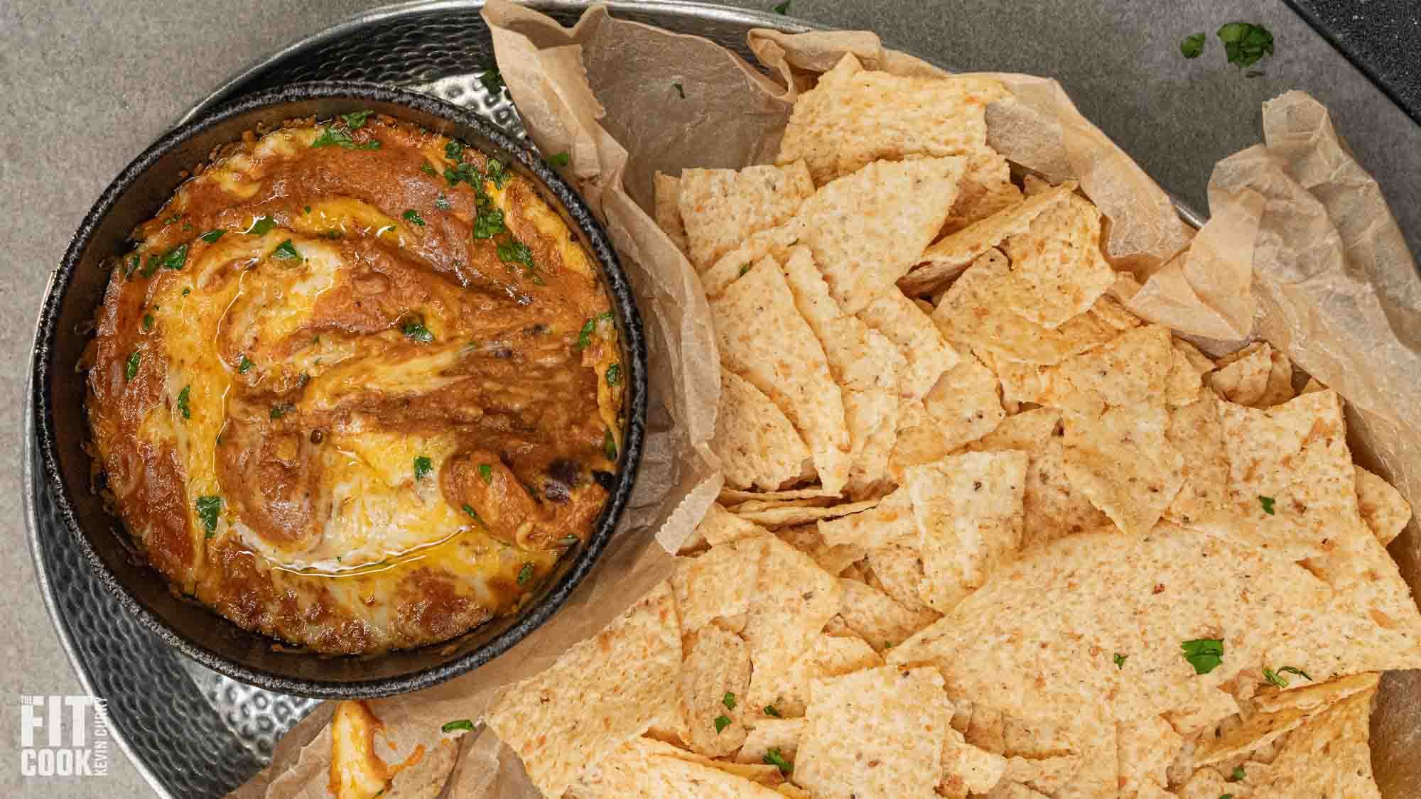 Hot Potato Bean Queso Dip - Leftover Recipe - Fit Men Cook